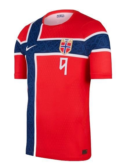 Nike Erling Haaland Norway 2026 Home Match Authentic Jersey - Red