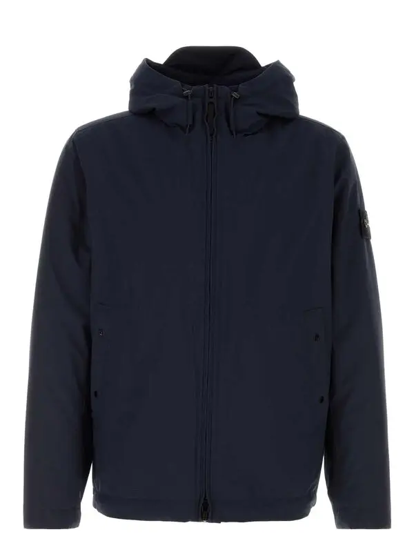 Stone Island Stretch Polyester Jacket - Blue