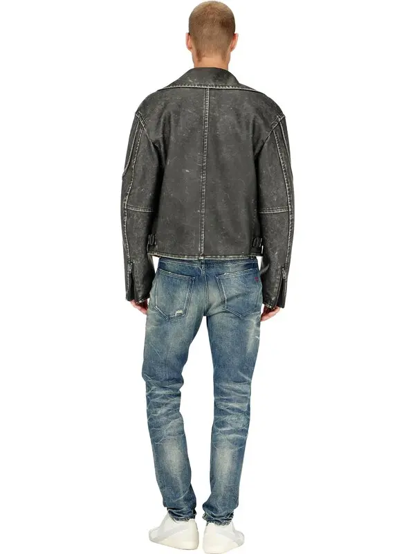 DIESEL® Slim Jeans Regular Waist 2019 D-strukt, Medium Zip Fly - Blue
