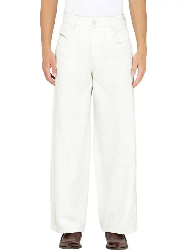 DIESEL® 1982 D-hakou High-waist Relaxed Jeans - White