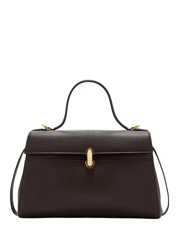 Savette Soft Symmetry Leather Bag - Brown