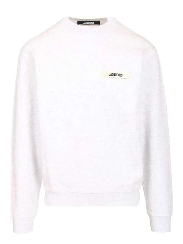 Jacquemus Cotton Sweatshirt - Gray