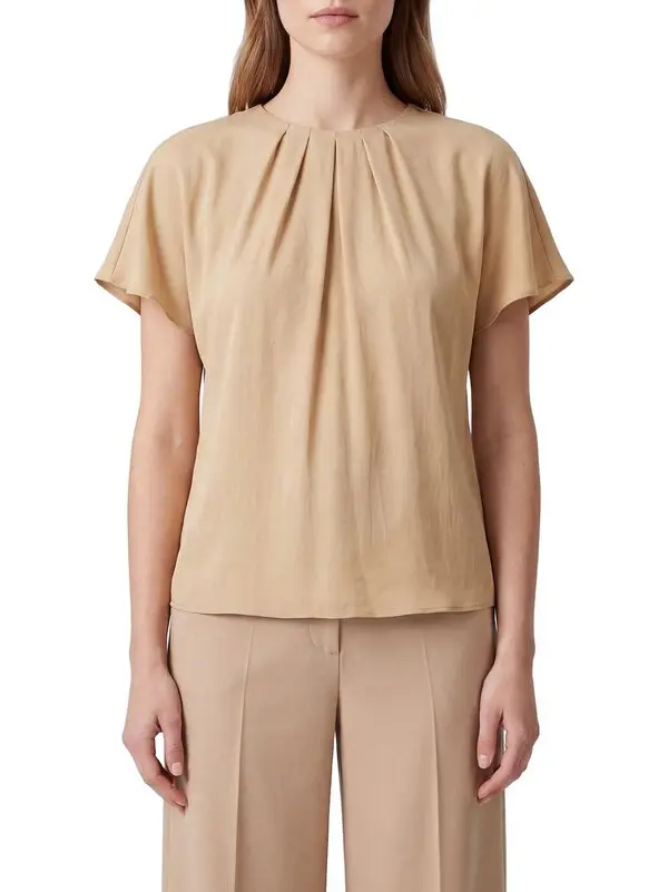 Isabel Marant Étoile Sakine Short-sleeved Viscose Blouse - Yellow
