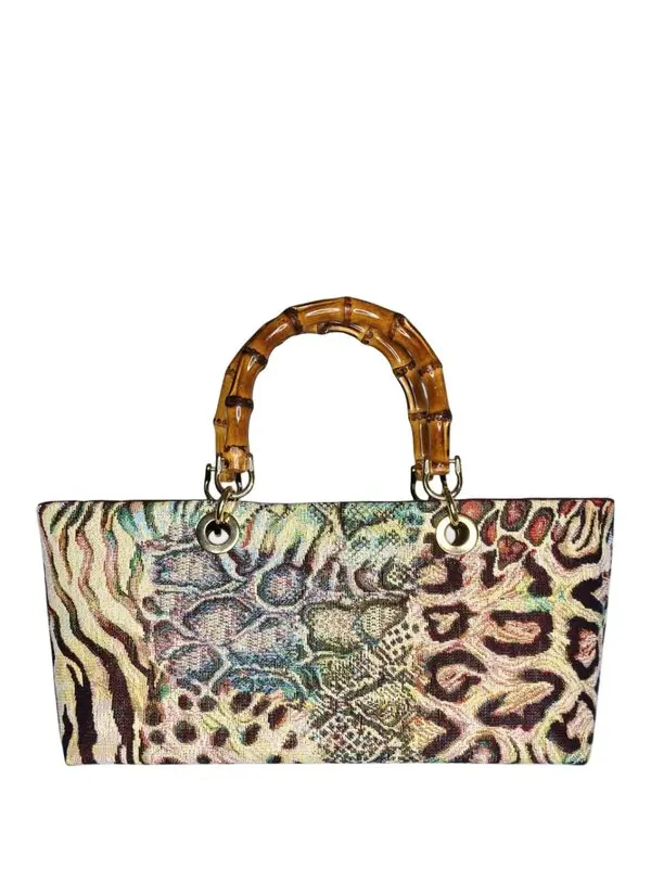 RUJ HERITAGE Mini Picnic Bag Jacquard Animalier Multicolor - Black/gray/yellow