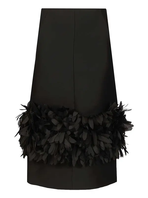TOTEME Petal Skirt - Black