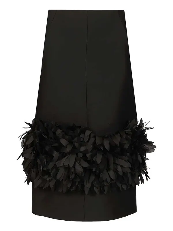 TOTEME Petal Skirt - Black
