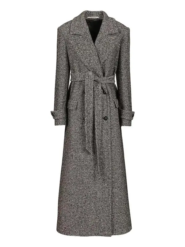 Tagliatore Julia Double-breasted Coat - Gray
