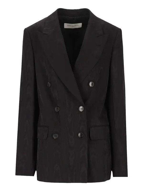 Dries Van Noten Barrysta” Double-breasted Blazer - Black