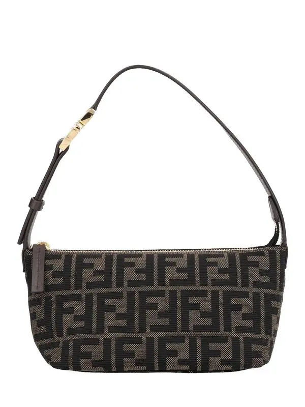Fendi Small Vanity Pouch - Brown