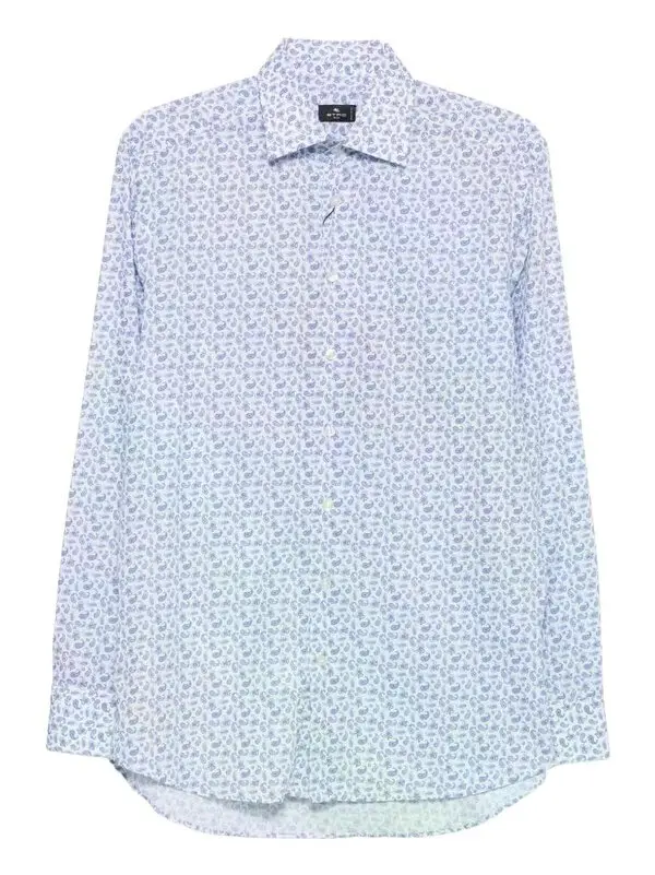 Etro Paisley-print Shirt - Blue