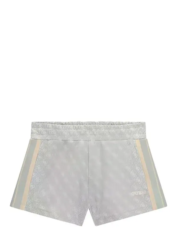 Guess 4g Jacquard Mini Shorts - Grey