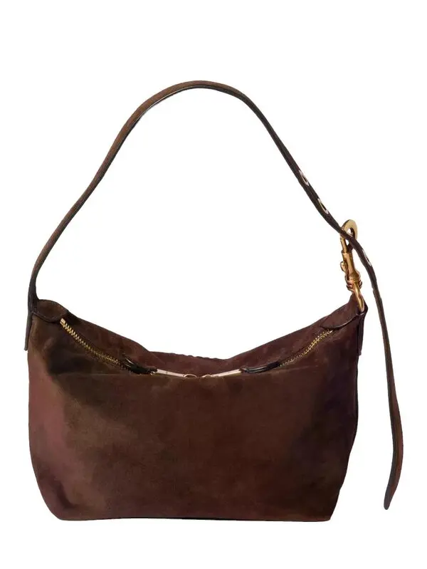 Miu Miu Spirit Suede Bag - Brown