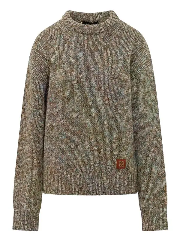Dsquared2 Mouliné-knit Sweater - Neutrals