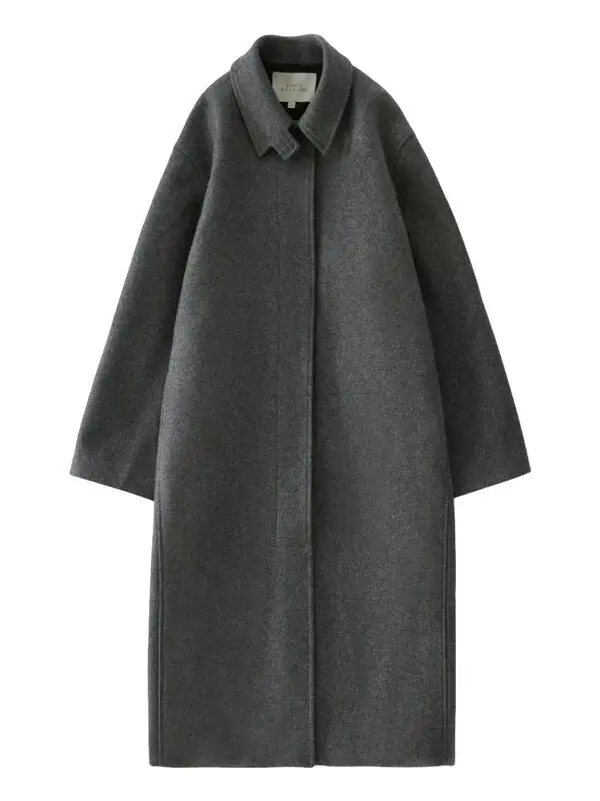 Studio Nicholson Ria Melton-texture Coat - Grey