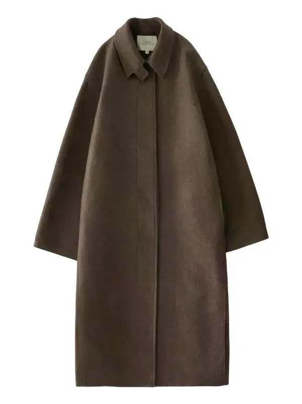 Studio Nicholson Ria Wool-melton Coat - Brown
