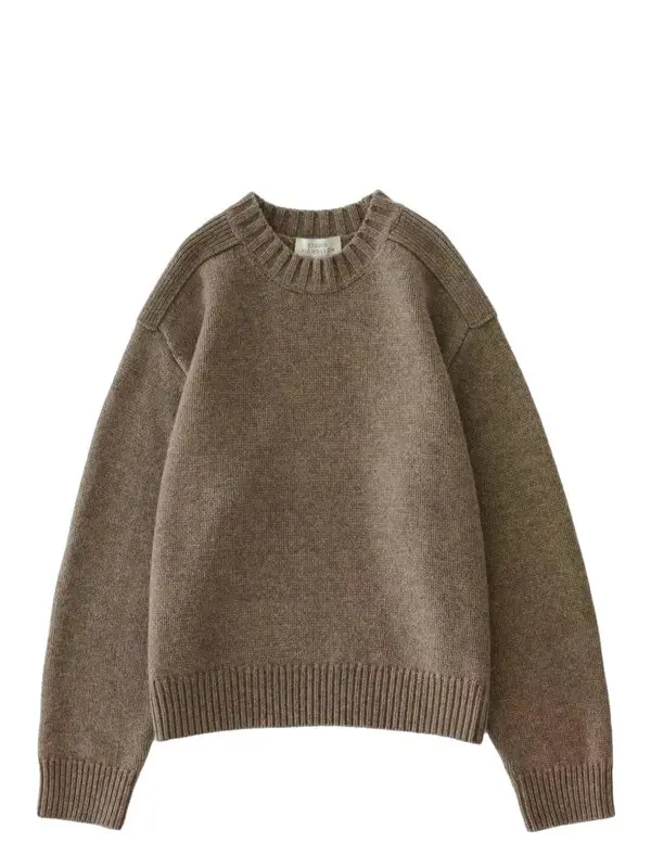 Studio Nicholson Berez Crew-neck Sweater - Brown
