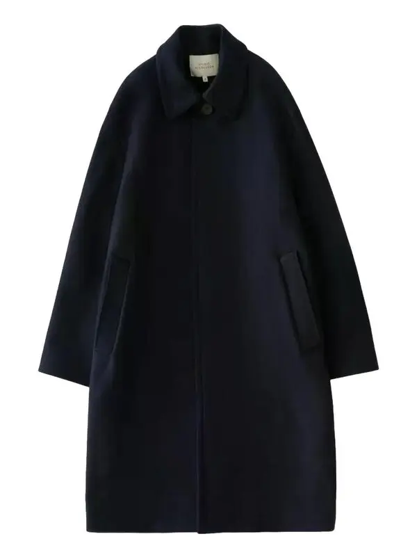 Studio Nicholson Cover Oversized Coat - Blue