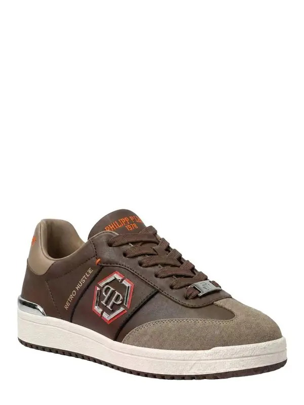 Philipp Plein Retro Hustle Low-top Sneakers - Brown