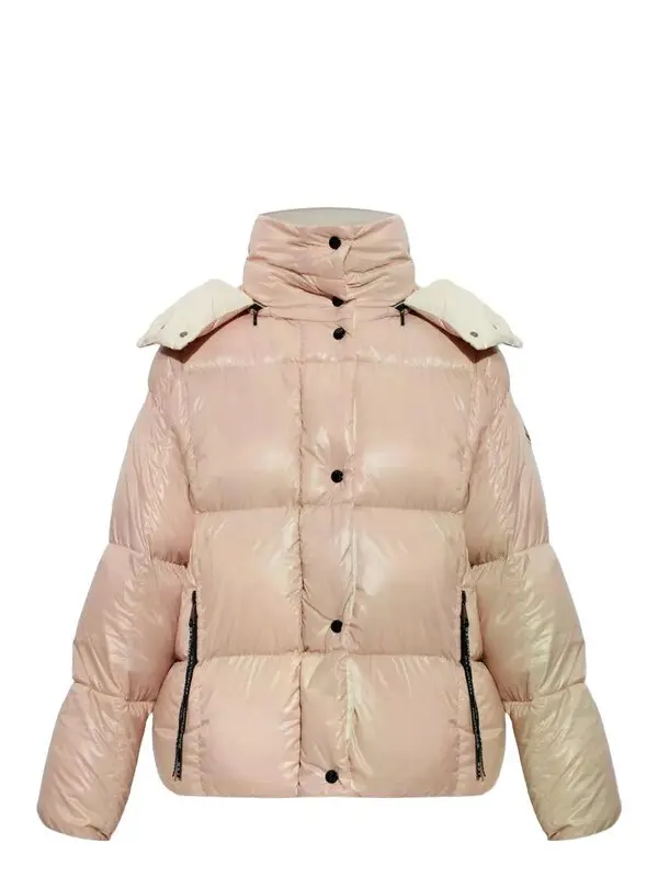 Moncler Parana Hooded Puffer Jacket - Pink
