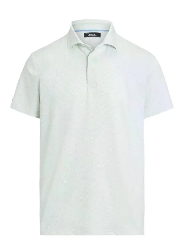 Rlx Ralph Lauren Geometric-print Polo Shirt - Green