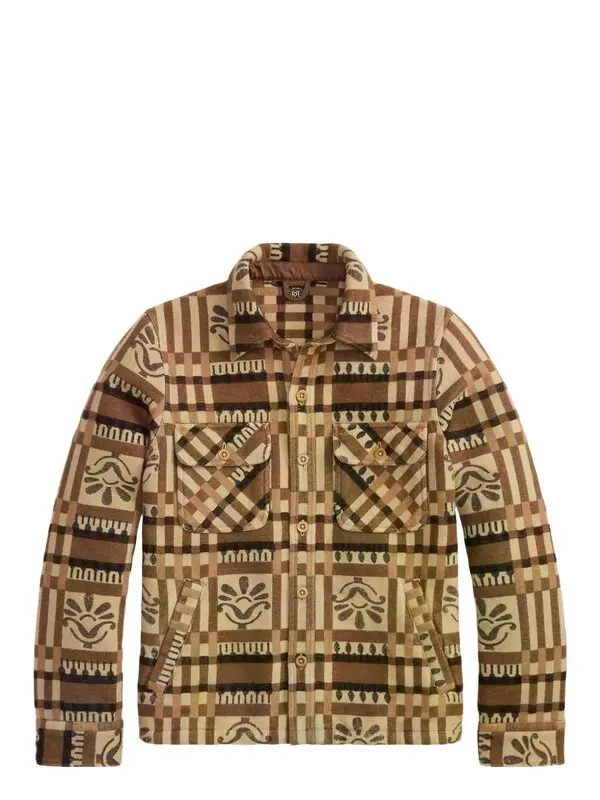 Ralph Lauren Patterned Check Shirt - Neutrals