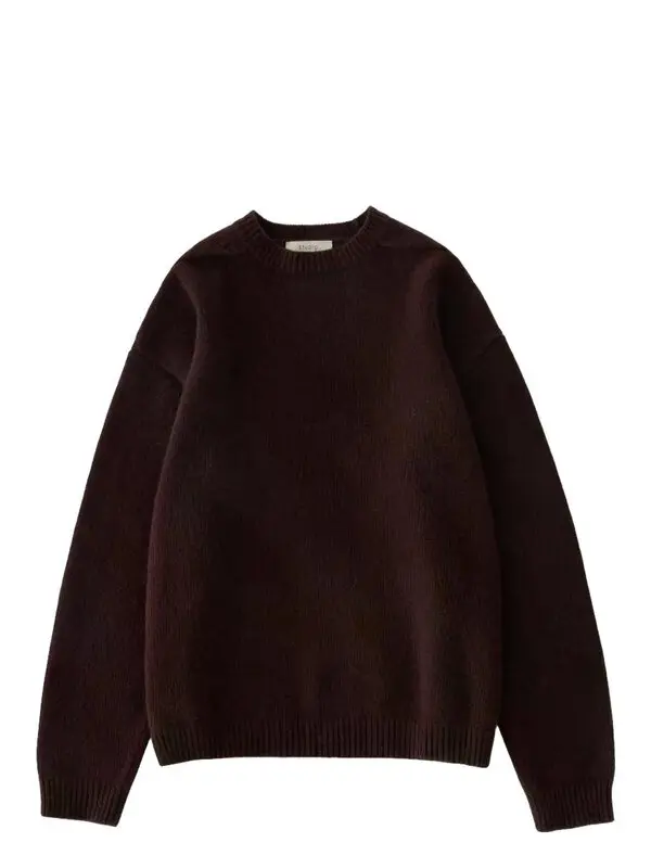 Studio Nicholson Hemyl Crew-neck Sweater - Brown