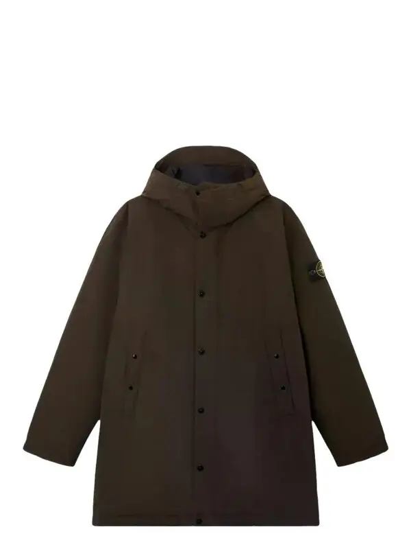Stone Island 7100006 Micro Reps Parka - Brown