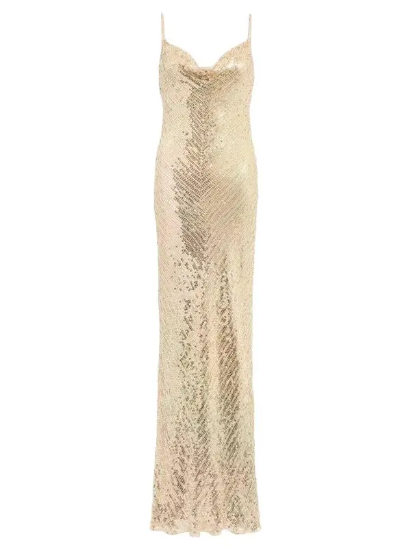 Jenny Packham Ariel Maxi Dress - Gold