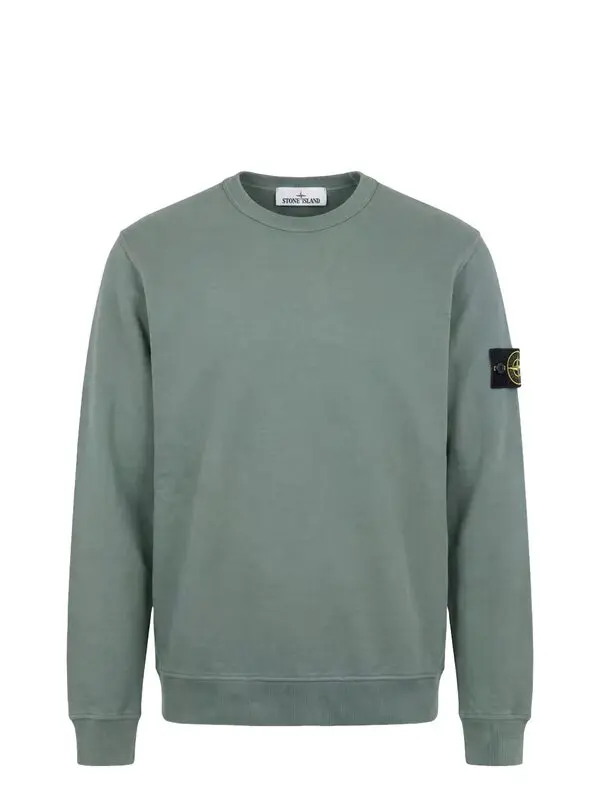Stone Island Compass Patch Sweatshirt - Green
