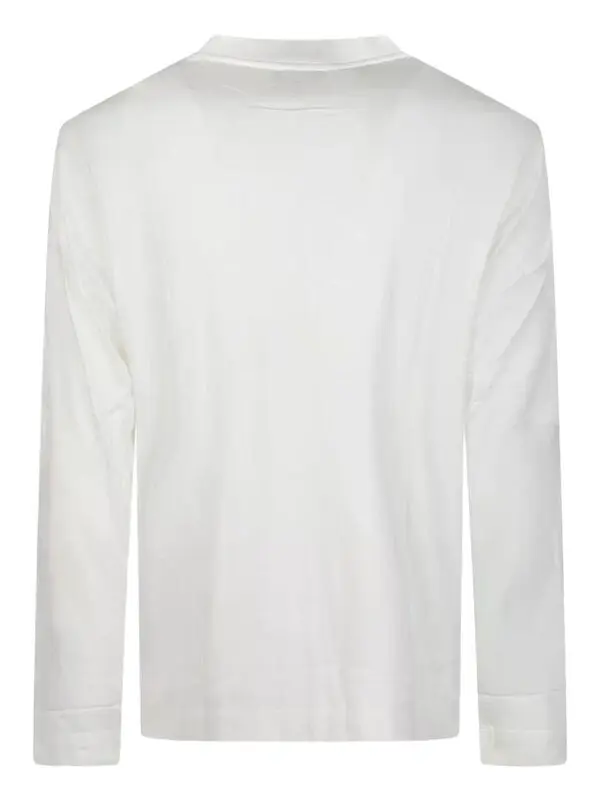 Emporio Armani Logo-print Long-sleeve T-shirt - White