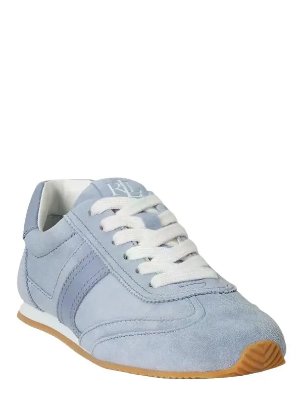 Ralph Lauren Dani Suede Leather Sneakers - Blue