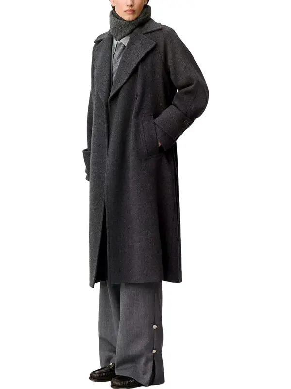 Claudie Pierlot Mid-length Wool-blend Coat - Grey