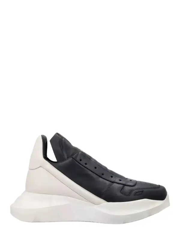 Rick Owens Panelled Chunky-sole Sneakers - Black