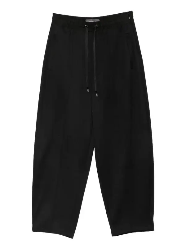 Lorena Antoniazzi Drawstring Track Pants - Black