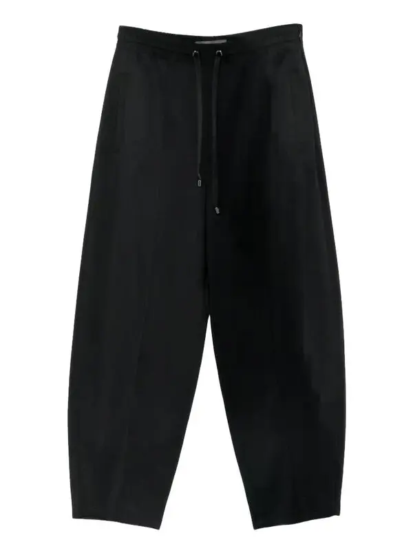 Lorena Antoniazzi Drawstring Track Pants - Black