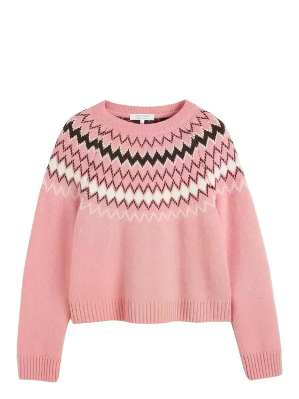Chinti & Parker Fair Isle Sweater - Pink
