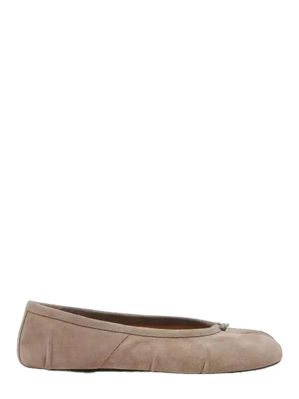 MAISON MARGIELA Pleated Tabi Ballet Flats - Grey