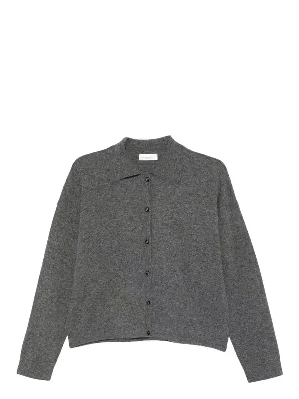 ROBERTO COLLINA Button-up Collar Cardigan - Grey