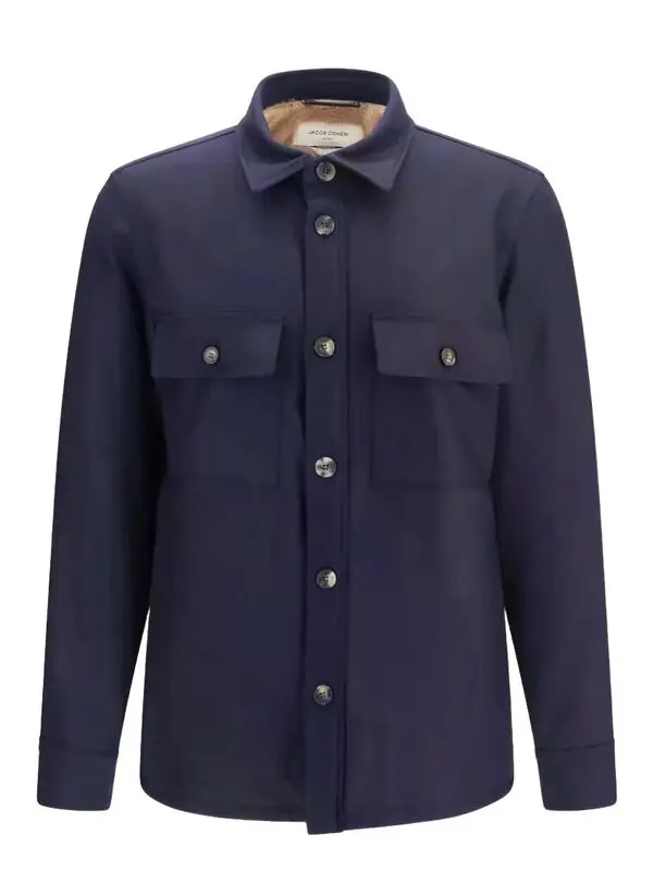 Jacob Cohen Button-up Patch-pocket Jacket - Blue