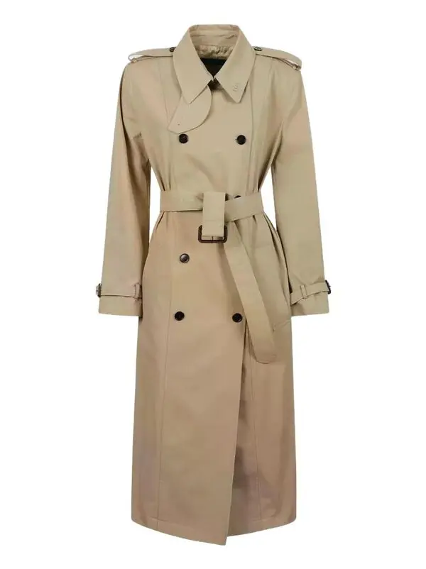 Gucci Belted Double-breasted Trench Coat - Neutrals