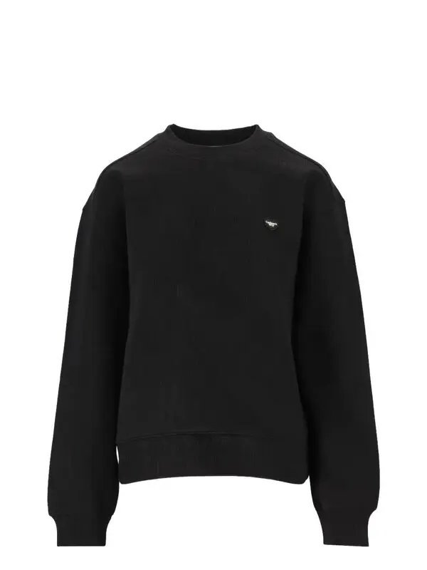 Carhartt Work In Progress Heart-patch Sweatshirt - Black