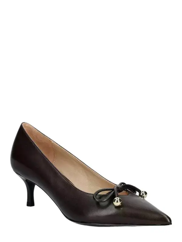 Furla Bow-detail Pointed-toe Pumps - Brown