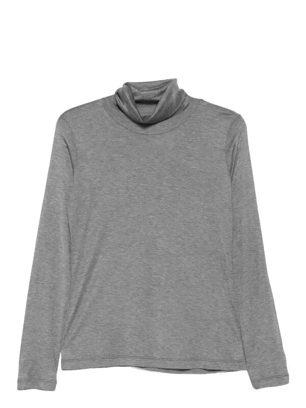 Lorena Antoniazzi Roll-neck Long-sleeve T-shirt - Grey