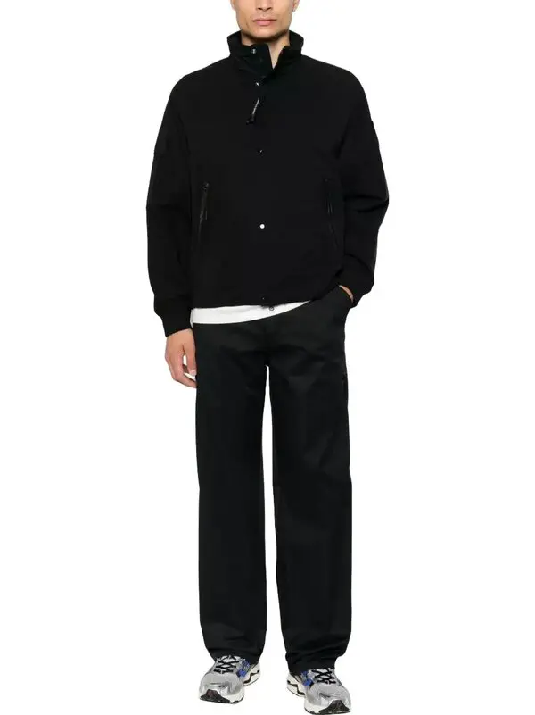 C.P. COMPANY Metro-tek Logo-patch Hooded Jacket - Black