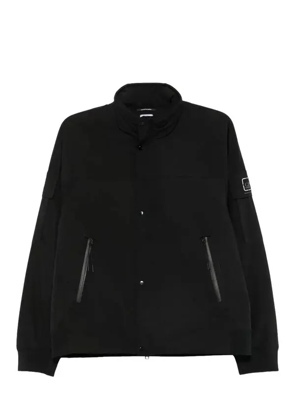 C.P. COMPANY Metro-tek Logo-patch Hooded Jacket - Black