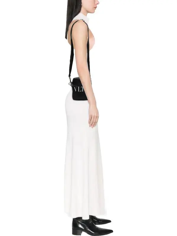 Valentino Garavani 2018-2026 Small Leather Vltn Crossbody Bag - Black