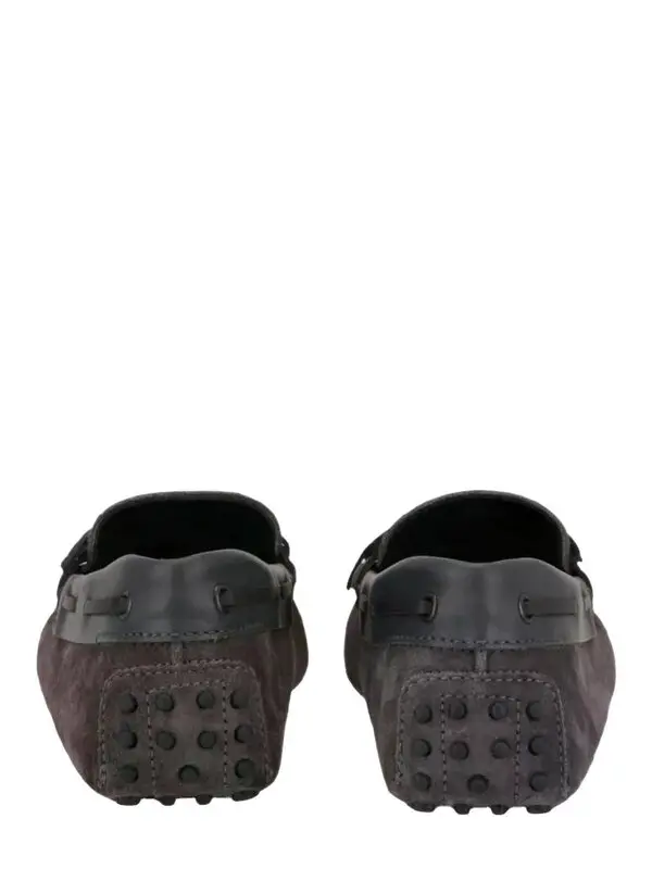 TOD'S Gommino Lace-up Boat Shoes - Grey