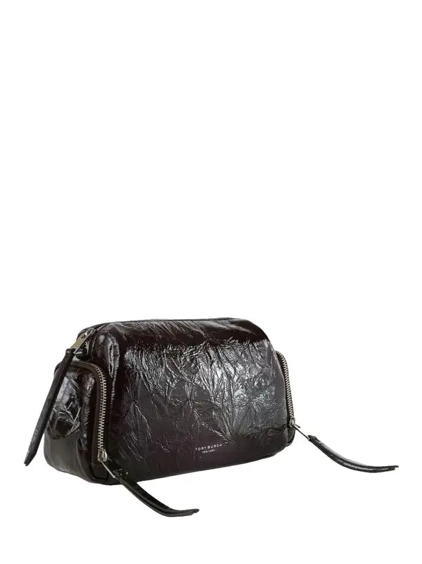 Tory Burch Perry Patent Voyager Crossbody Bag - Red