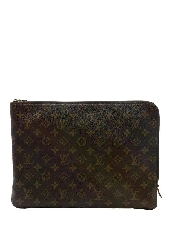 LOUIS VUITTON 2019 Monogram Etui Voyage Mm Clutch Bag - Brown