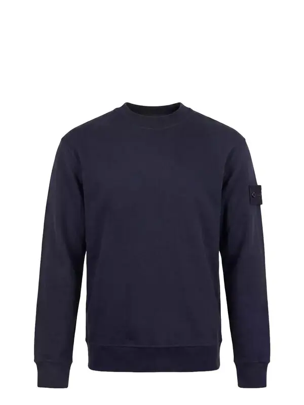 Stone Island Logo-patch Sweatshirt - Blue